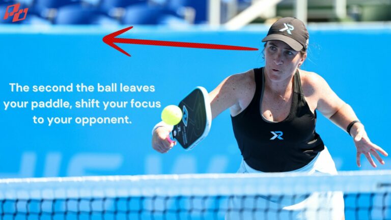 Eyes On The Ball? Not Always In Pickleball!